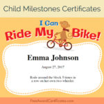 How to Teach Your Kid to Ride a Bike? | Free Award Certificates